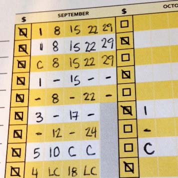 Lesson Attendance Sheet & Payment Tracker - teachbassoon.com